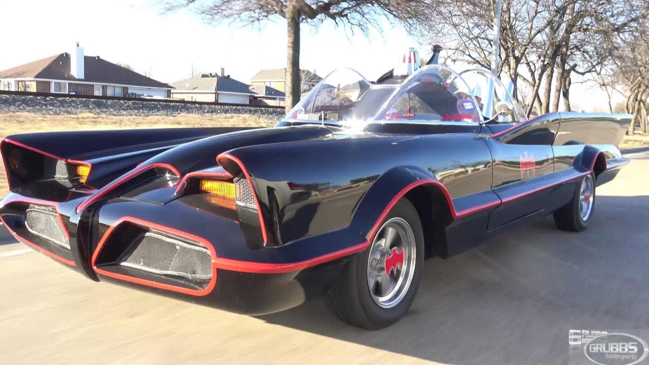 Old School Batmobile test drive with Grubbs Motorsports - YouTube