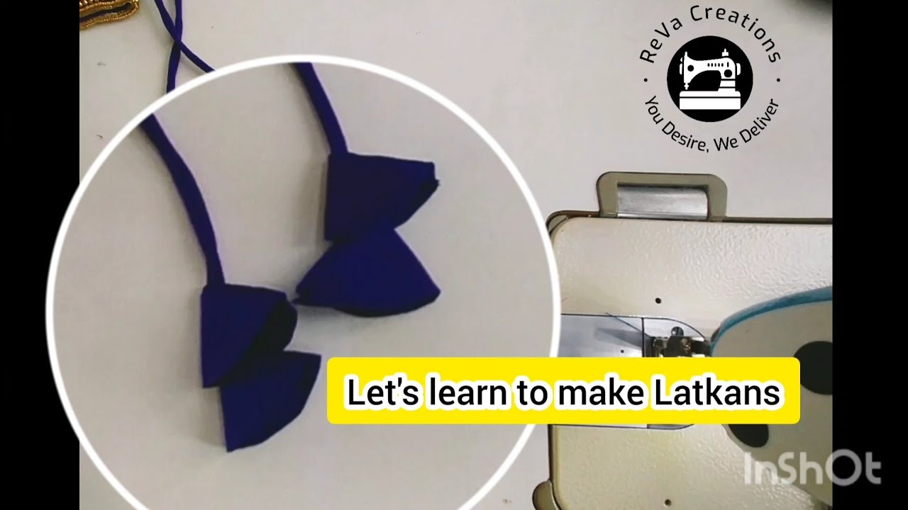 Latkan/Tassels cutting and stitching tutorial - YouTube