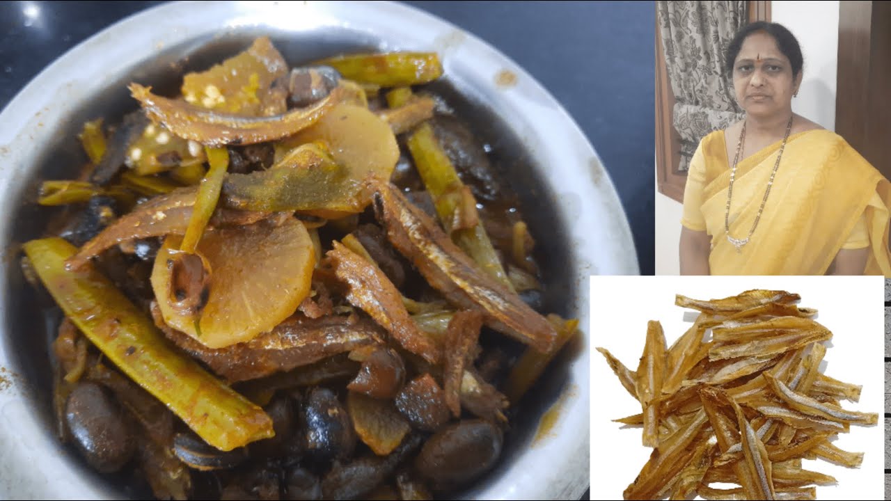 Village Style Dry Fish Curry With Vegetables { Palleturi Endu Chapala ...