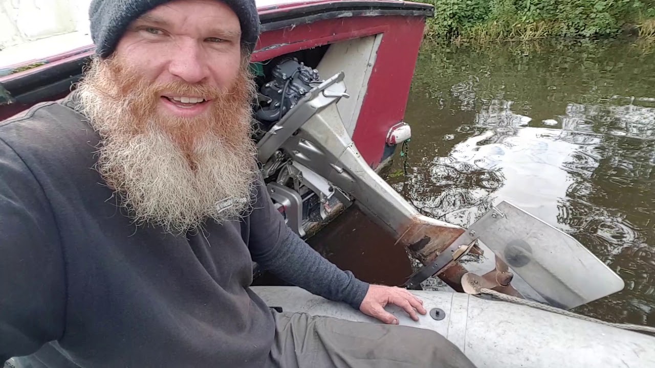 Installing an outboard rudder - YouTube