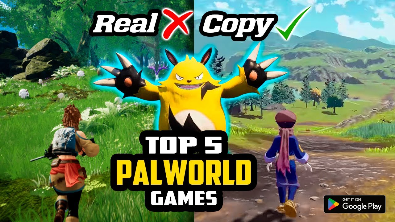 Finally Play REAL Palword In Mobile🔥 Top 5 NEW Games Like Palworld ...