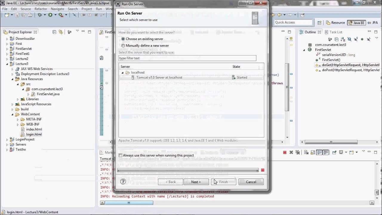 J2ee Course Arabic (JSP&Servlet) HttpServletRequest & HttpServletResponse lec 4 - YouTube