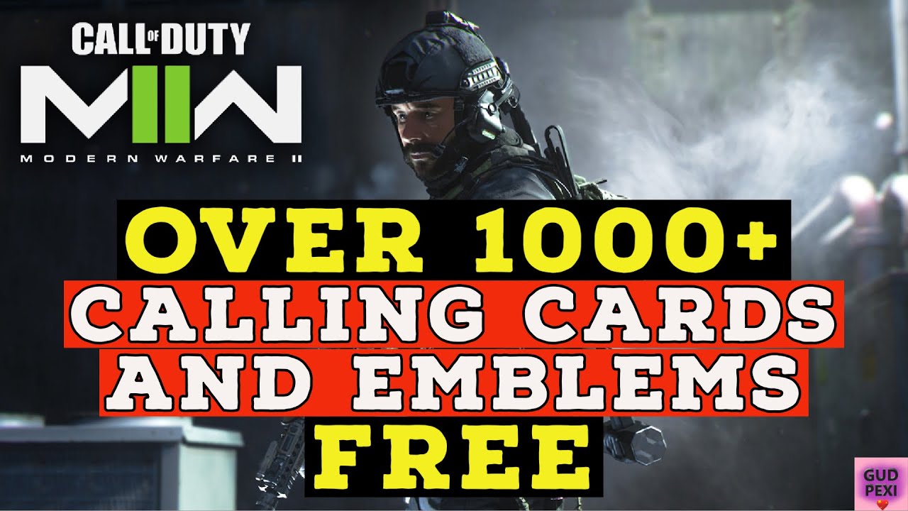 *SOLO* INSTANT UNLOCK ALL GLITCH! MW2 (1000+ FREE CALLING CARDS\EMBLEMS ...