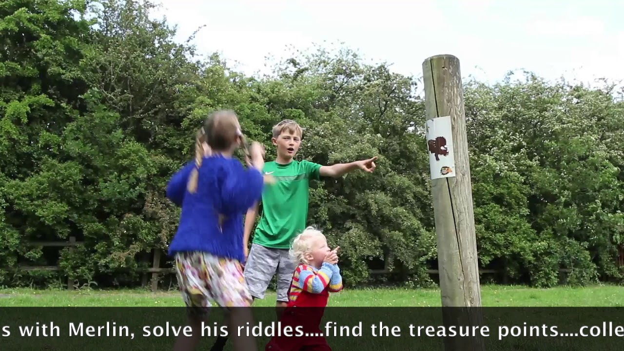 Wizard themed treasure hunt for kids to do at home. Interactive home ...