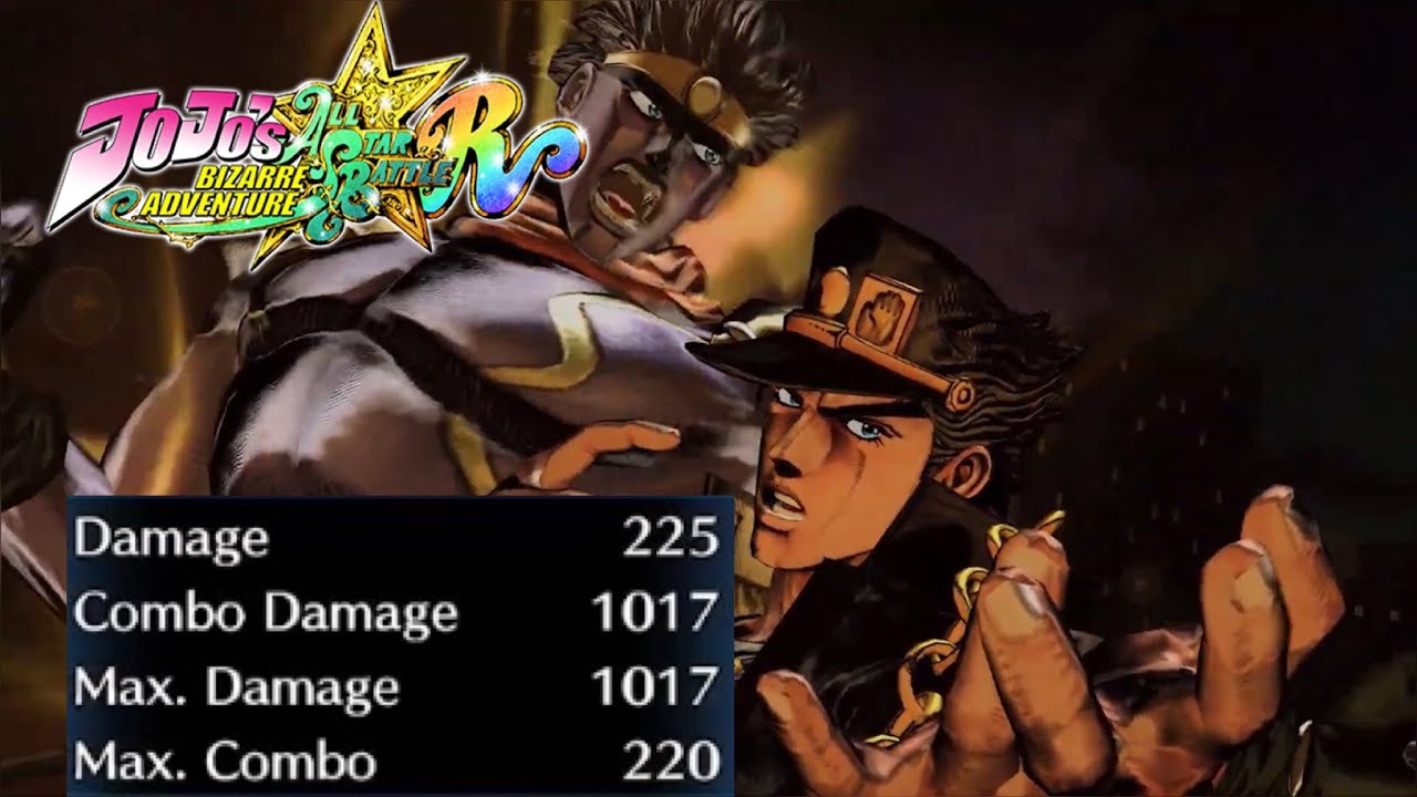 JJBA ASBR| Jotaro 100% TOD Combo Solo(1017 Damage) - YouTube