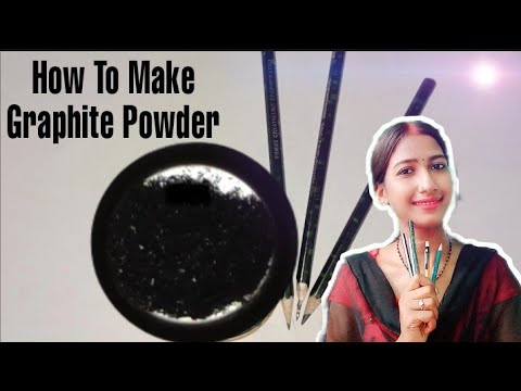 How to make graphite powder ||homemade graphite powder ||useful vedio ...