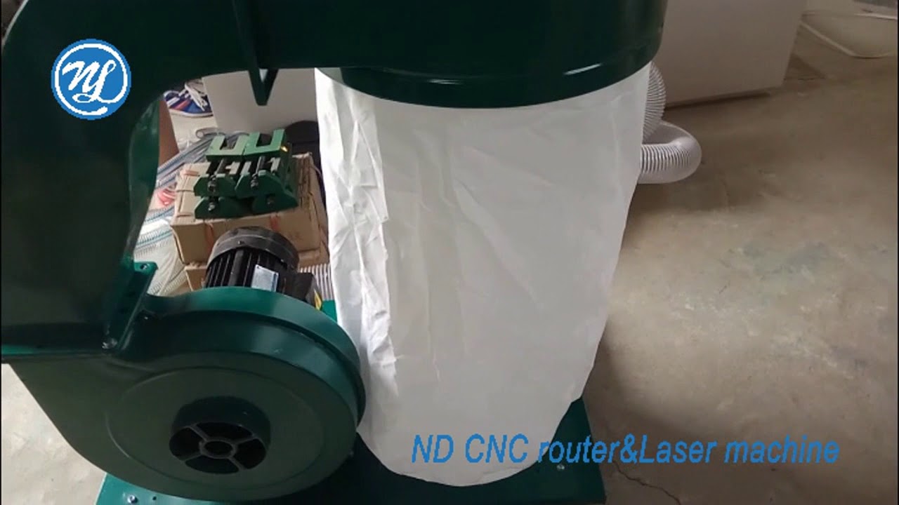 NDCNC CNC router dust collector install video - YouTube