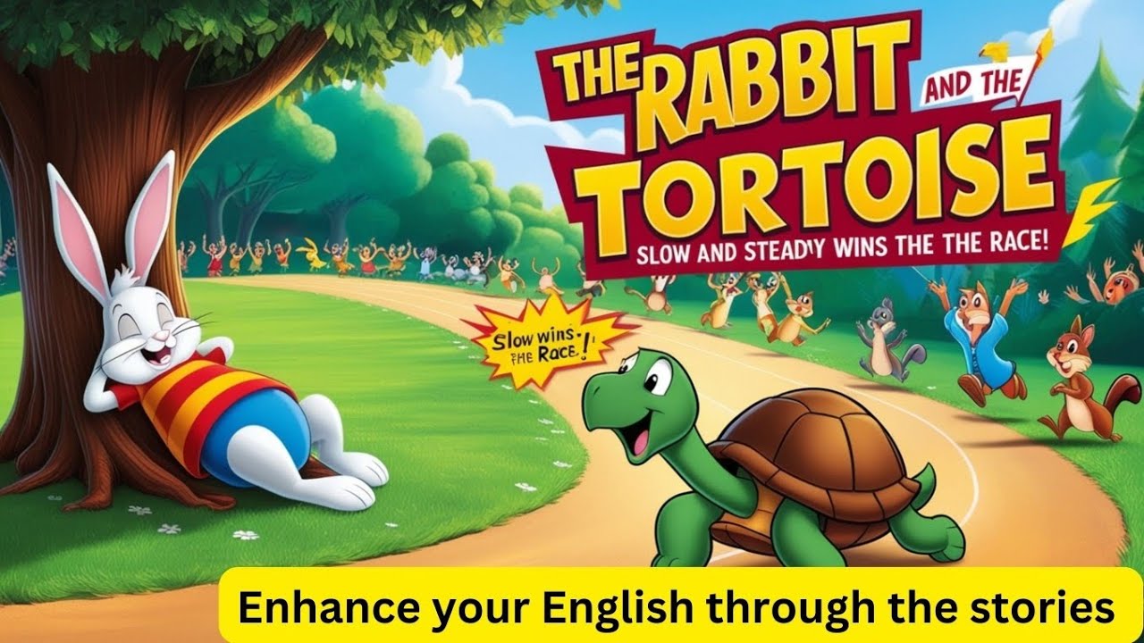 Tortoise and Rabbit: A Race to Remember| English Moral Stories| Bedtime ...