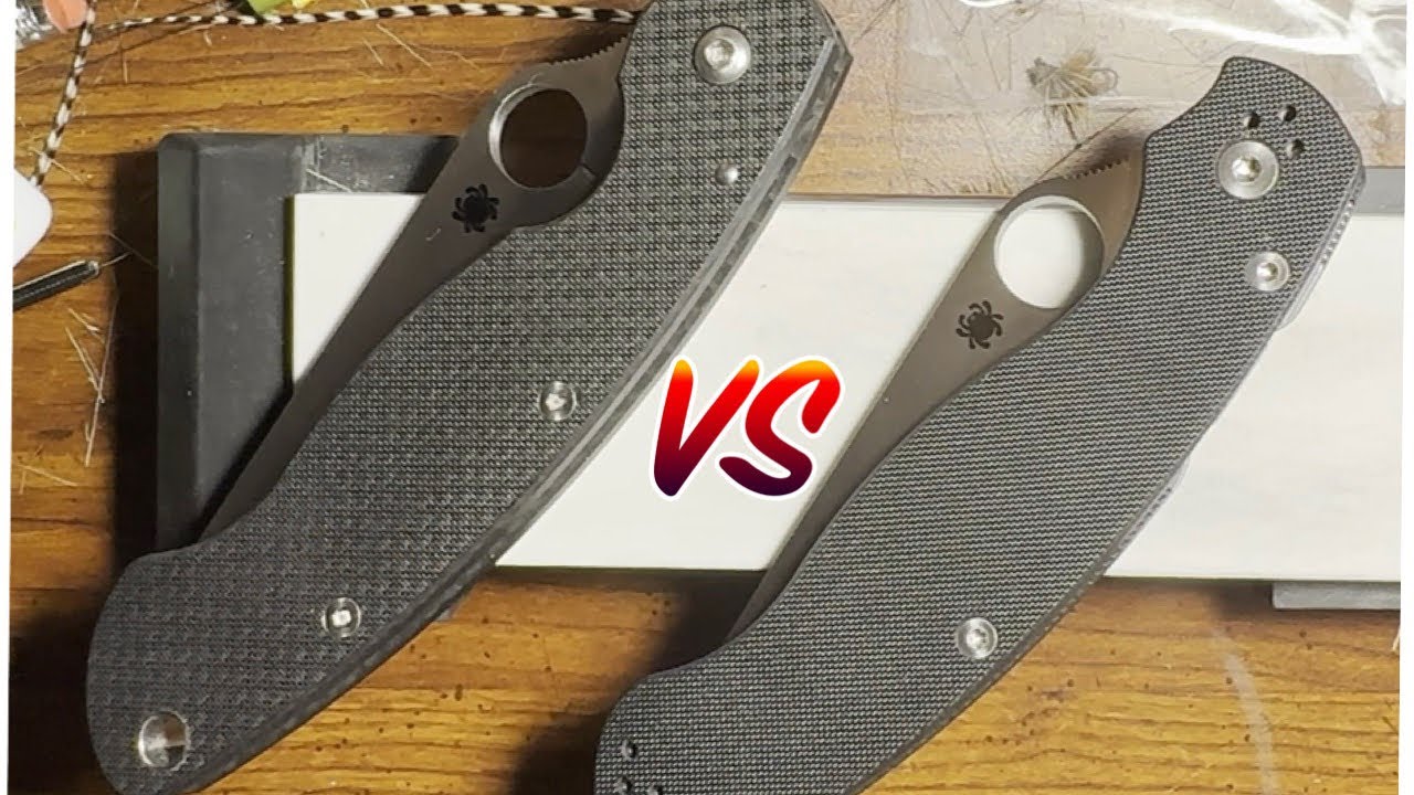 Spyderco Military vs Military 2 (Similarities & Differences) - YouTube