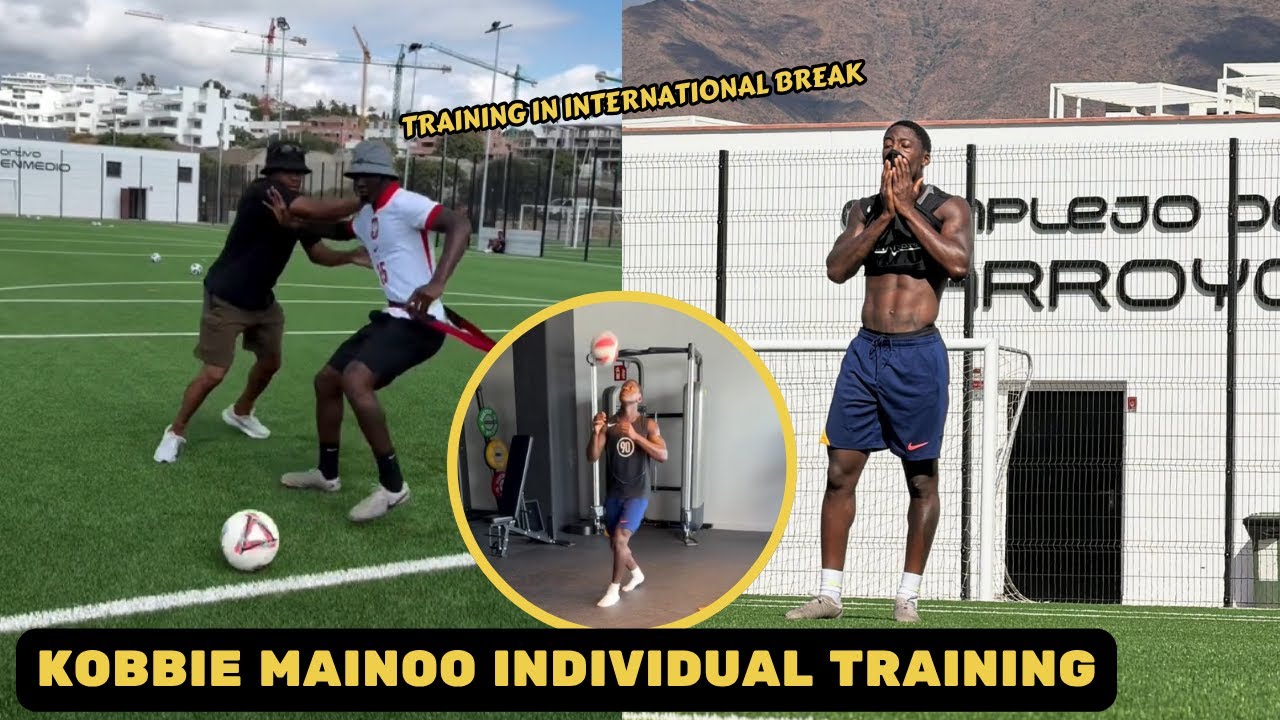 Kobbie Mainoo hard individual training in International break - YouTube