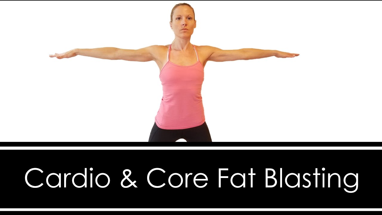 INTENSE CARDIO & CORE FAT BLASTING WORKOUT - YouTube