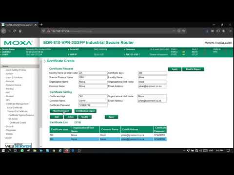 EDR-810 OpenVPN Server tutorial - YouTube