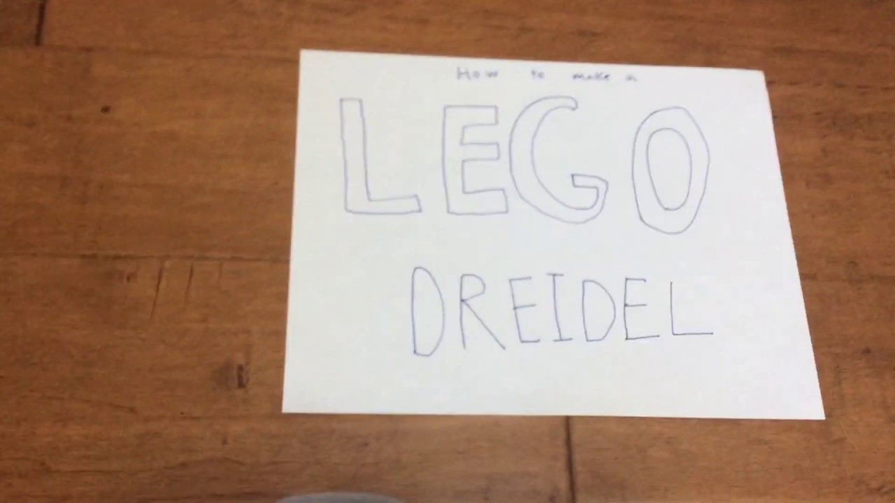 How to make a lego dreidel - YouTube