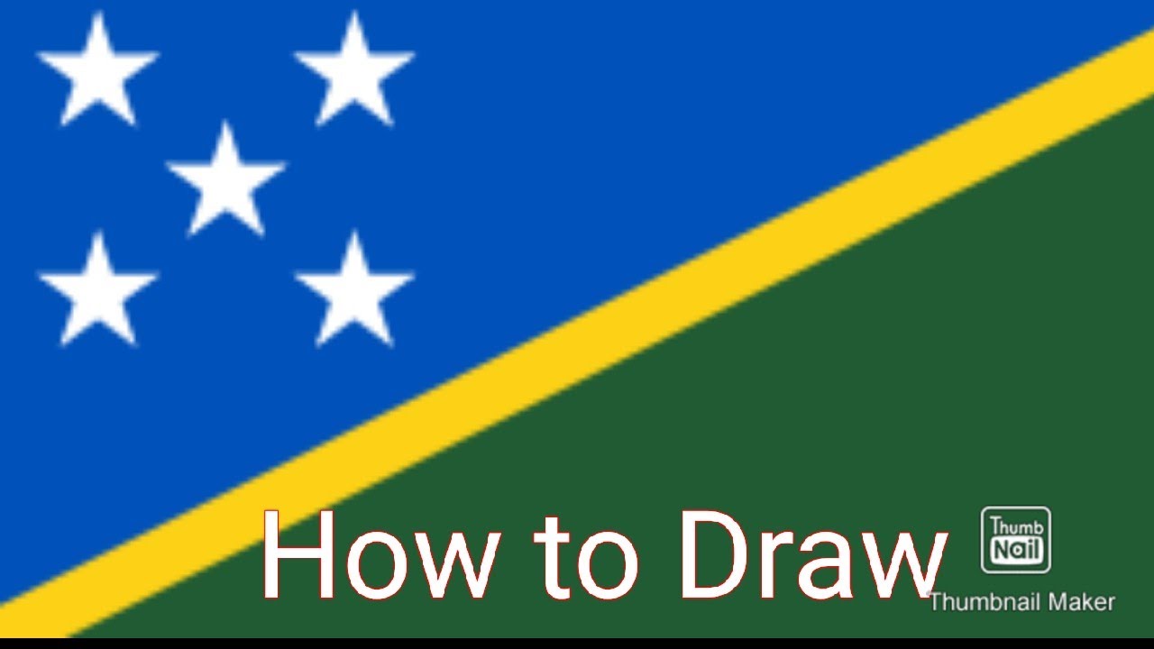 How to Draw: Solomon Islands🇸🇧 - YouTube