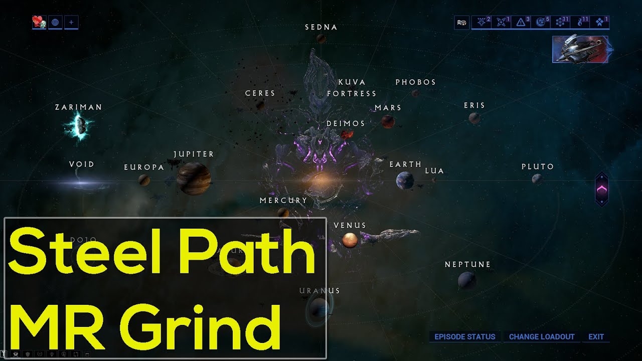 [Warframe] Steel Path MR Grinding - YouTube
