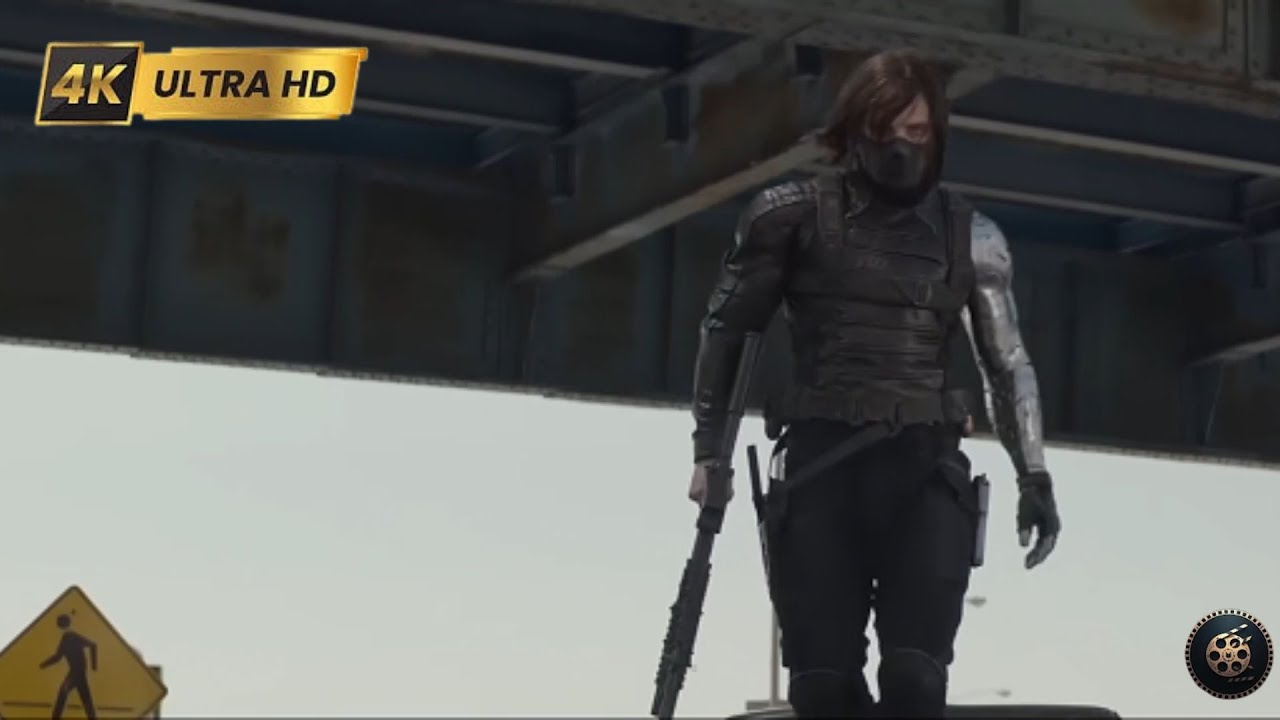 Highway Fight Scene – Winter Soldier Car Attack (4k ULTRA HD) || Insane ...