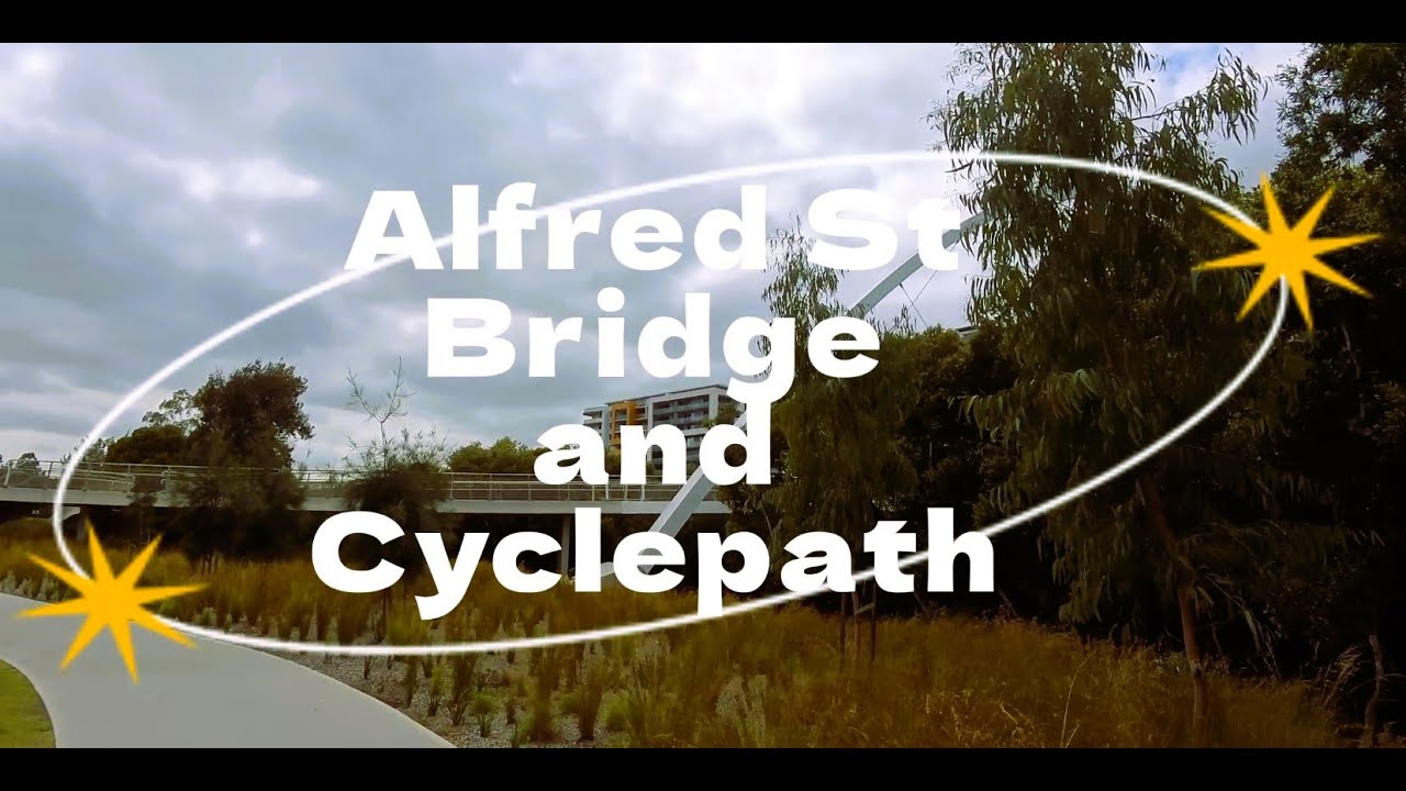 Alfred st Bridge and Cyclepath Parramatta - YouTube