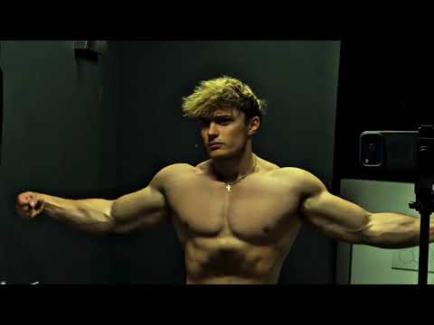 Hot German man flexing