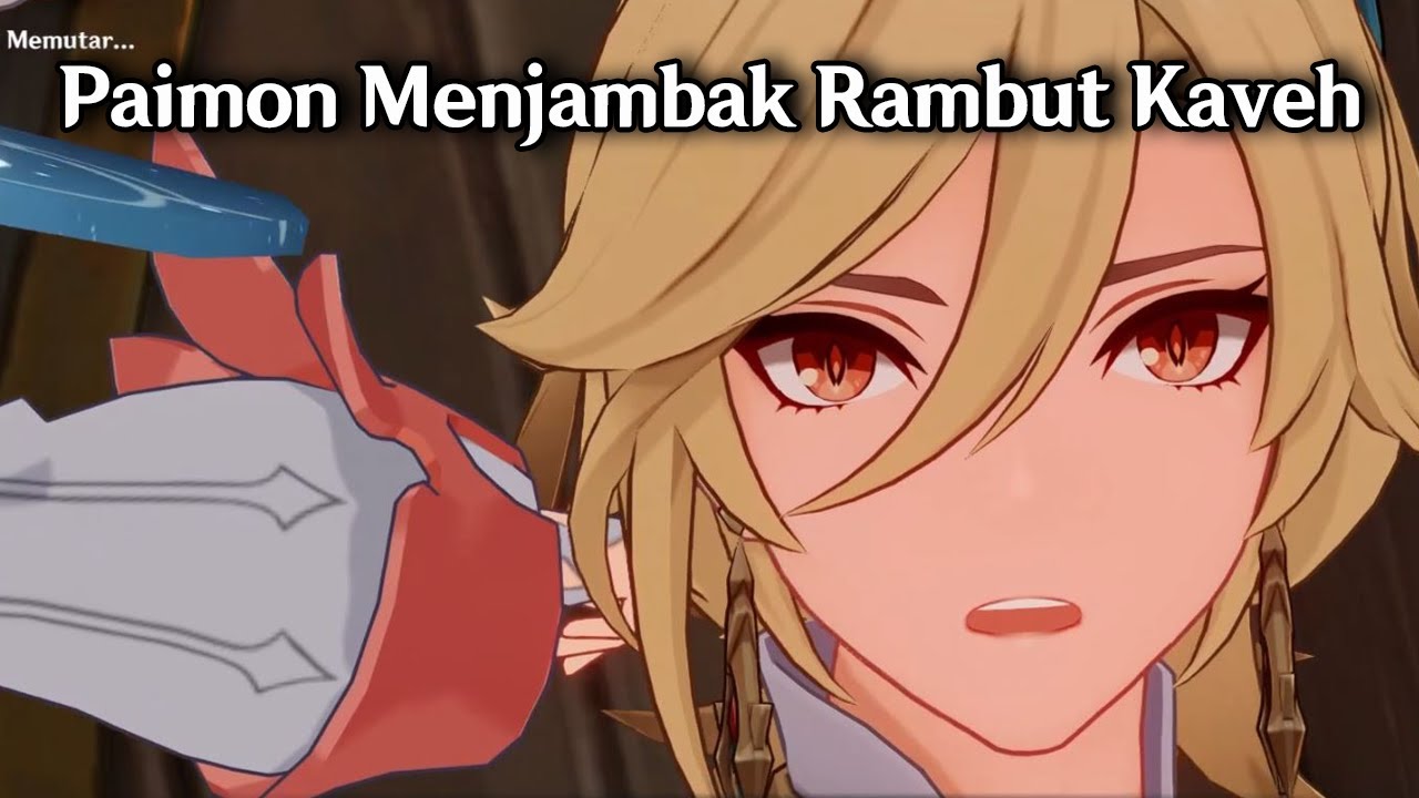 Paimon Menjambak Rambut Kaveh - YouTube