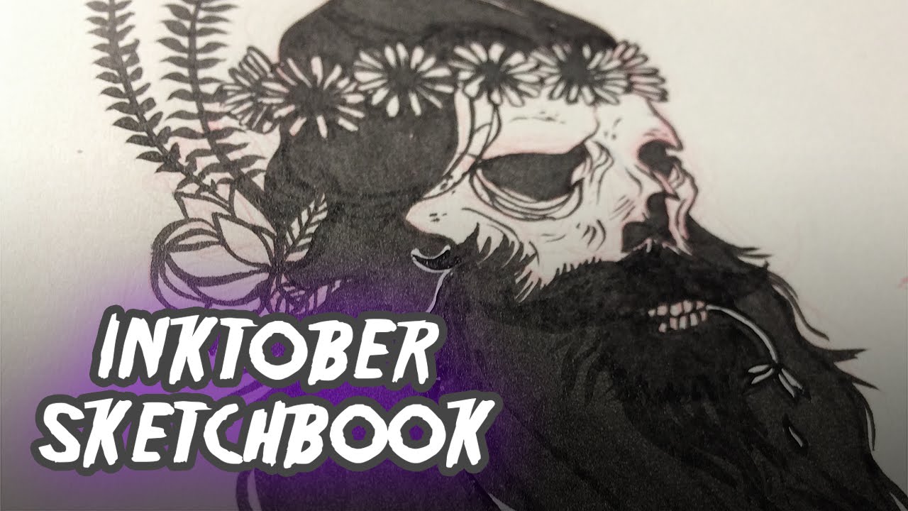 Inktober 2015 Sketchbook Flip Through - YouTube