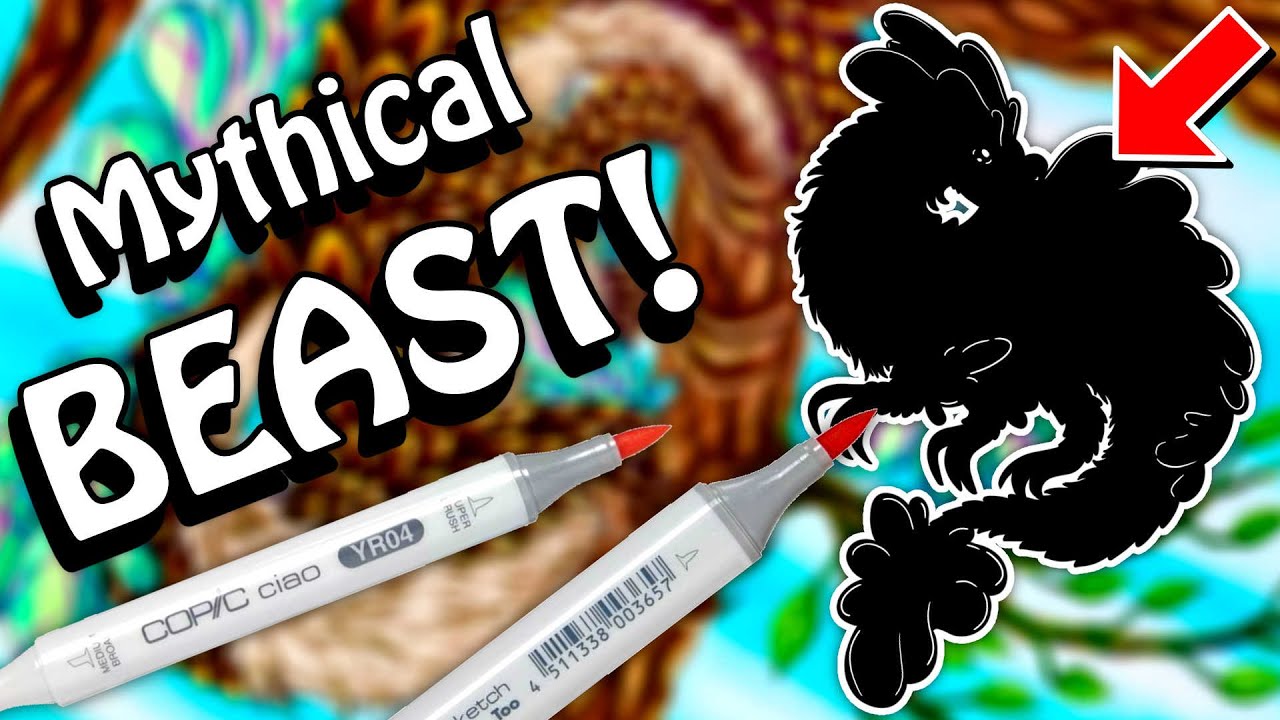Drawing a MYTHICAL BEAST! from RANDOM PROMPTS! - YouTube