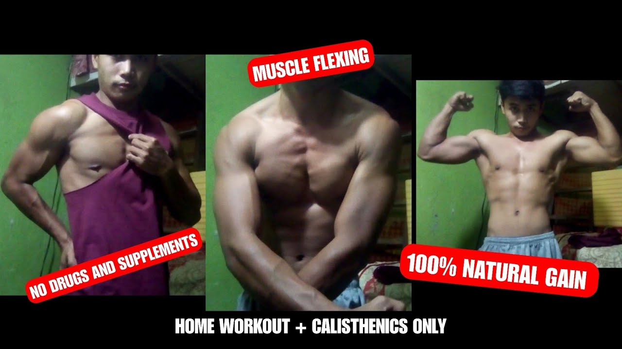 MUSCLE FLEXING | FILIPINO | NO EDIT (NATURAL GAINER ) - YouTube