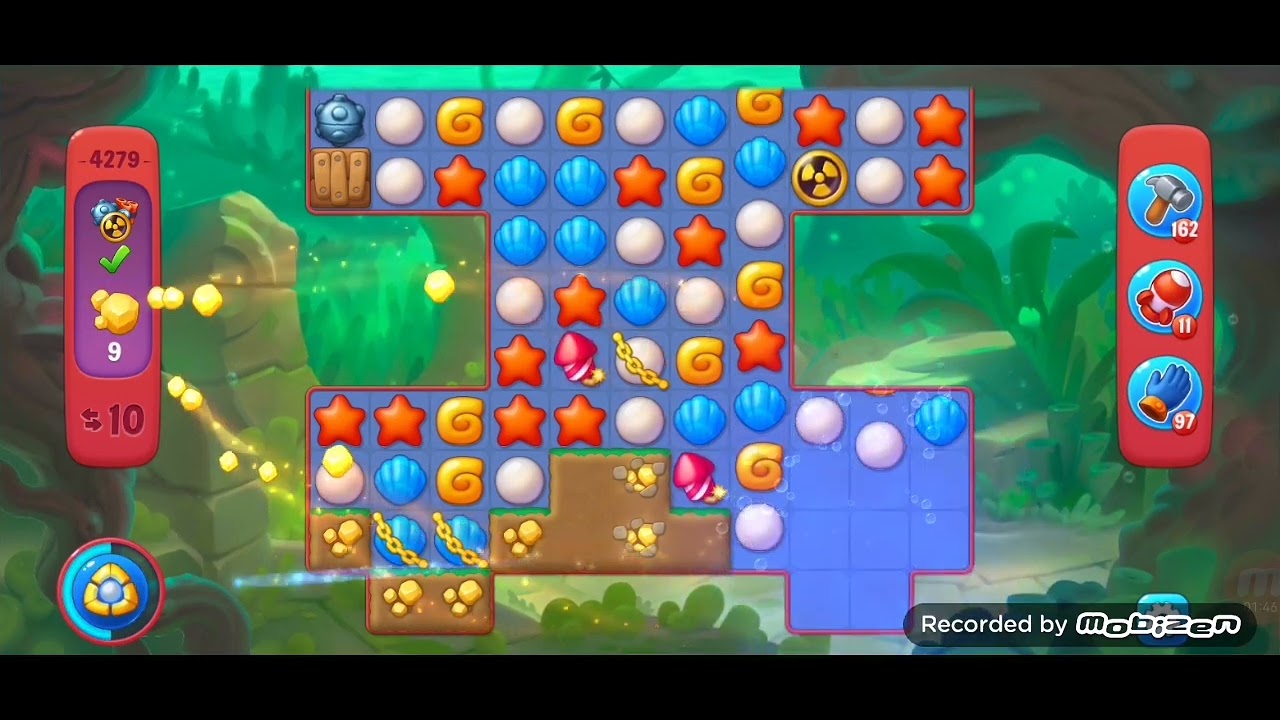 Fishdom Hard level 4279. NOboosters - YouTube