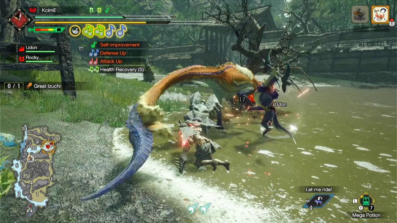 [Monster Hunter Rise Demo] Great Izuchi - Hunting Horn Gameplay - YouTube