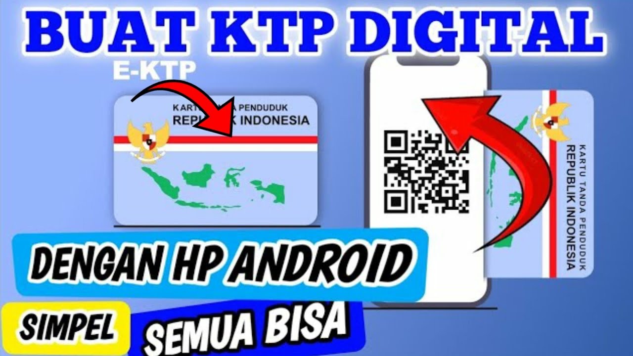 Cara Membuat E-KTP Digital Secara Online 2024 | Buat KTP Lewat HP - YouTube