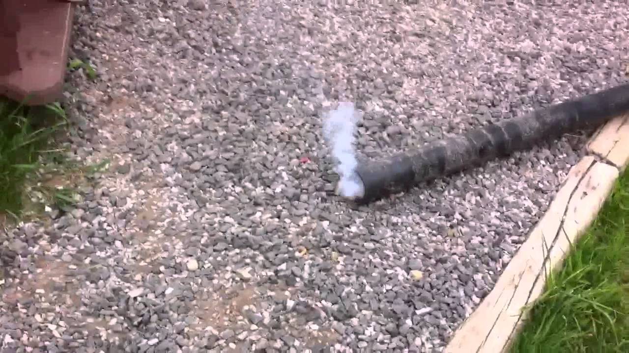 Fire crackers in PVC pipe - YouTube