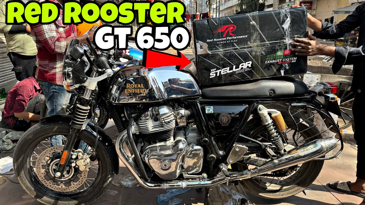 Gt 650 Red Rooster performance exhaust 🧨| gt 650 modified | interceptor ...