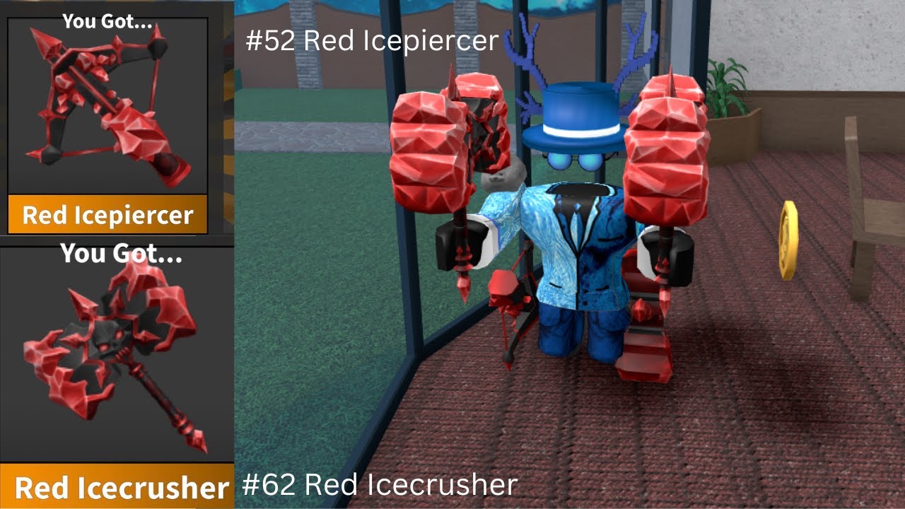 Showcasing The New Red Ice Set In MM2!!! - YouTube