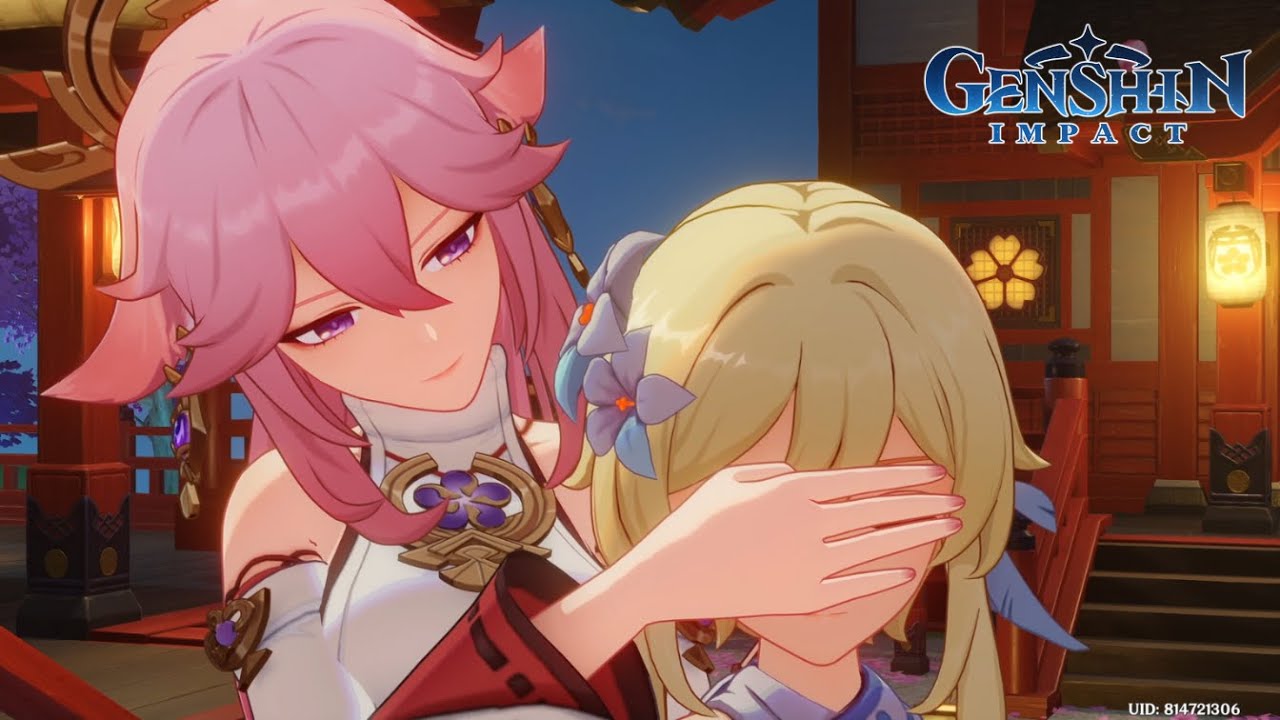 Yae Miko's Cute Interaction with Traveler in Yae Miko's Anecdotes ...