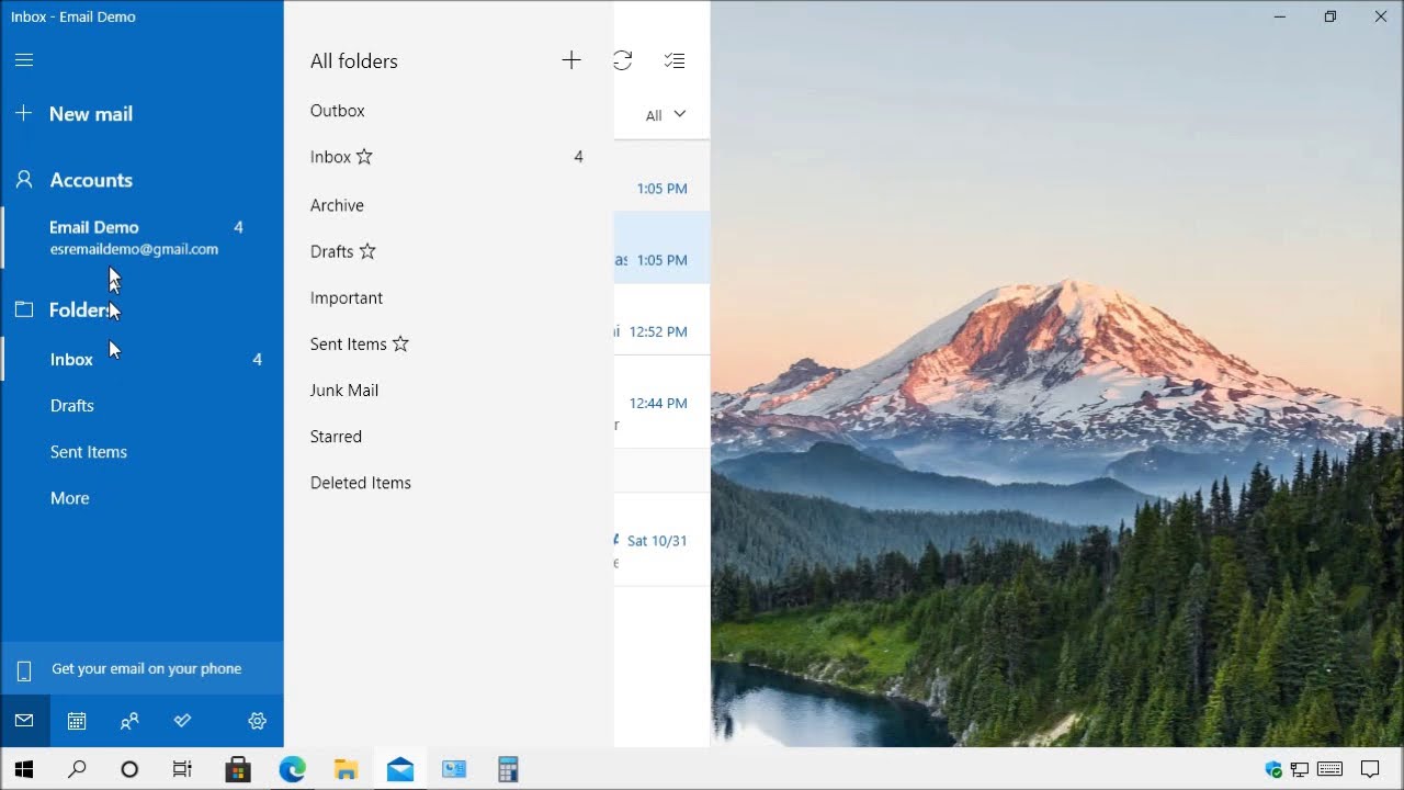 How to add email accounts to Windows Mail - YouTube