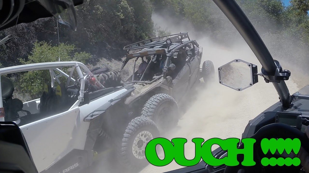 RZR Turbo trail ride Silverwood Lake : Can Am crashes into the back of ...