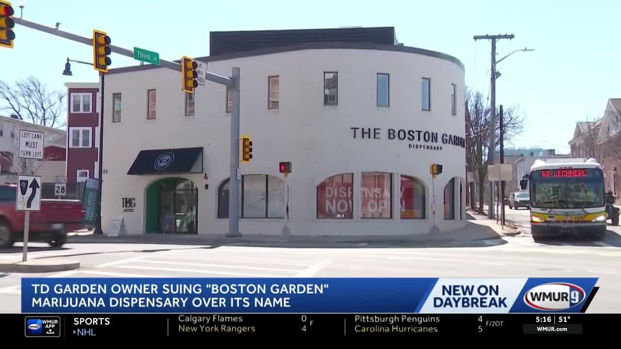 TD Garden owner sues Boston cannabis dispensary over store name - YouTube