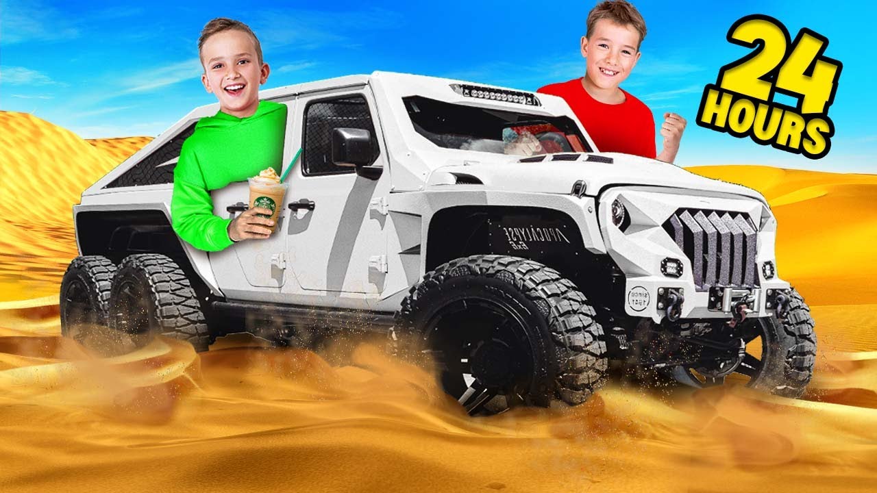 Living in the 6x6 CAR for 24 HOURS challenge! - YouTube