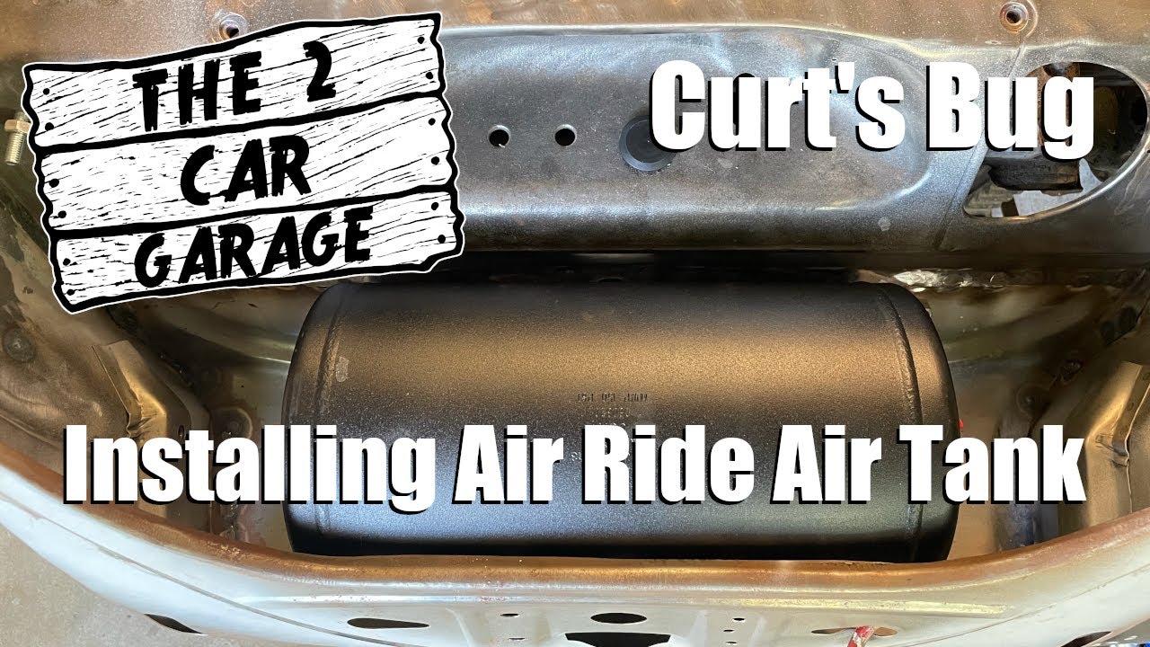 Custom Air Tank mount for VW Air Ride Suspension - YouTube