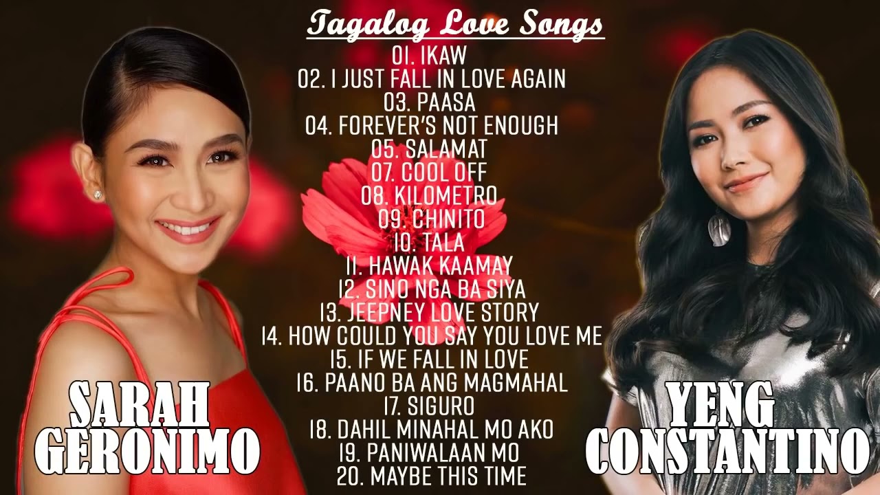 Yeng Constantino,Sarah Geronimo greatest hits full album 2022 nonstop ...