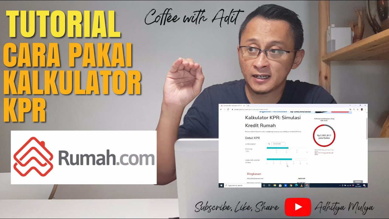Tutorial Cara Pakai Kalkulator KPR Rumahcom #tipsBeliRumah eps036 - YouTube
