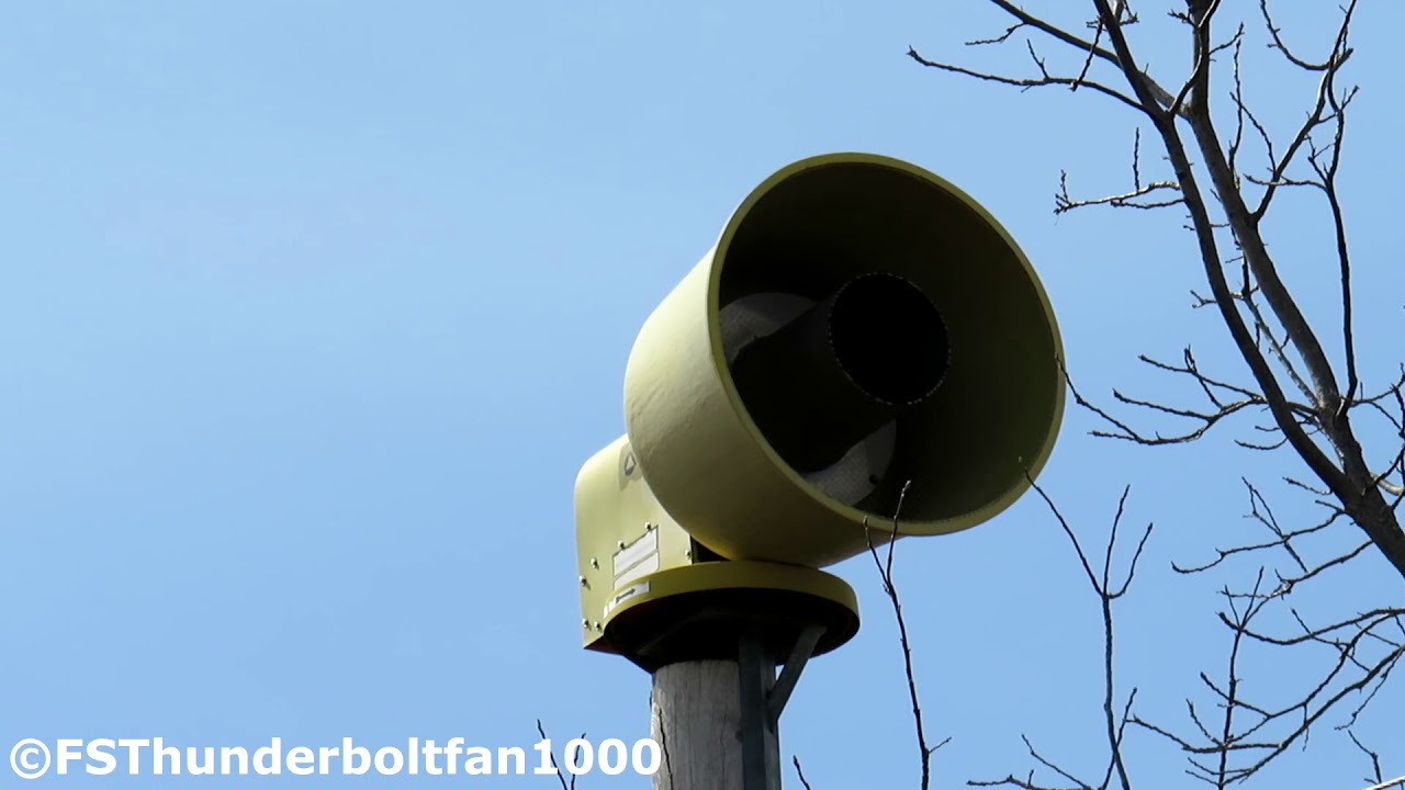 ACA P-15 Siren Test - Oakfield, WI - YouTube