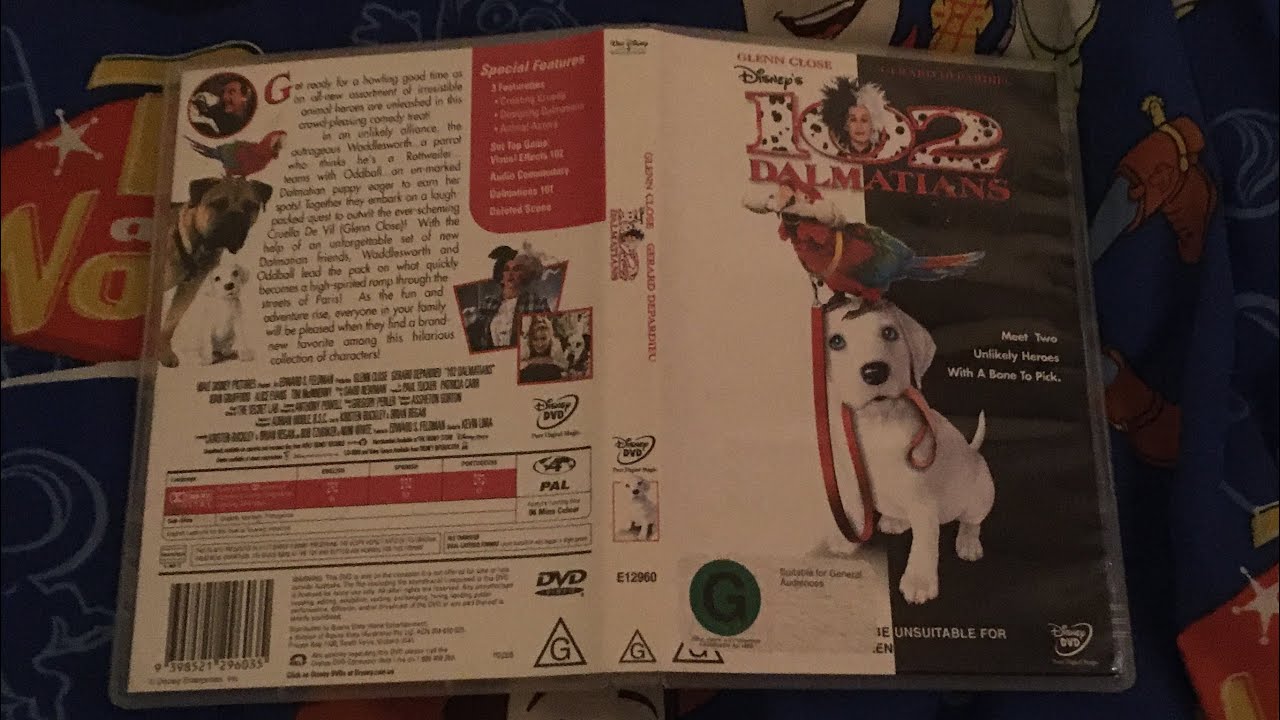 Opening and Closing To "102 Dalmatians" (Disney Videos) DVD Australia ...