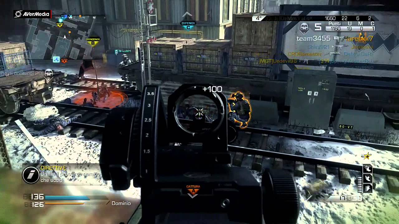 Call of Duty: Ghosts KEM Strike MTAR-X Gameplay Multiplayer Ita PS4 ...