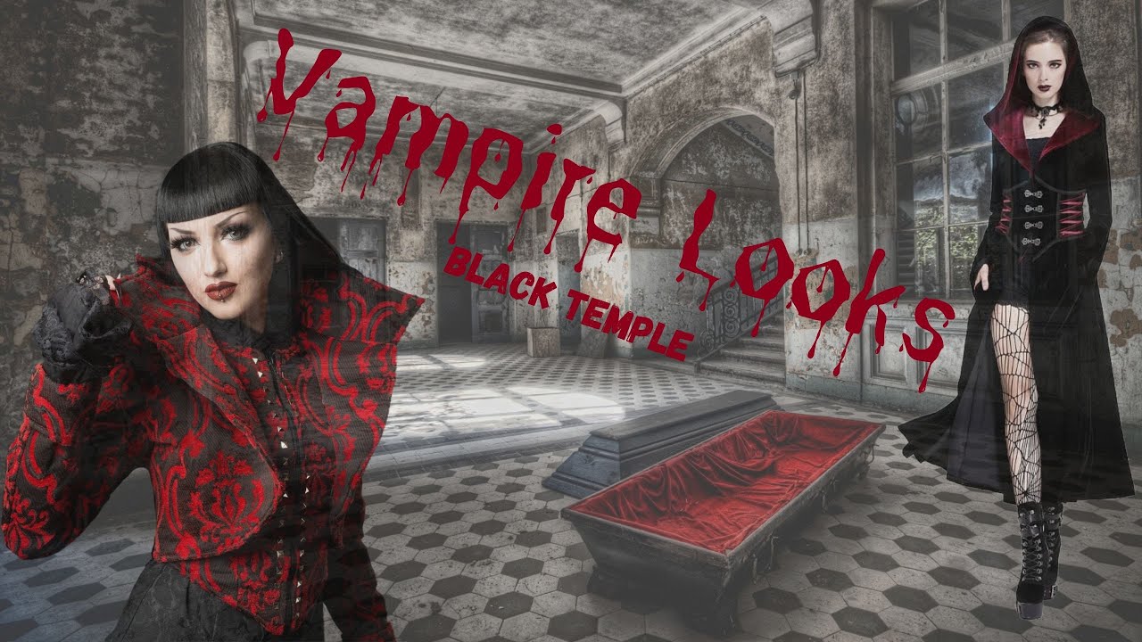 Vampire Goth Style Fashion Look for Alternative Women - Black Temple ...