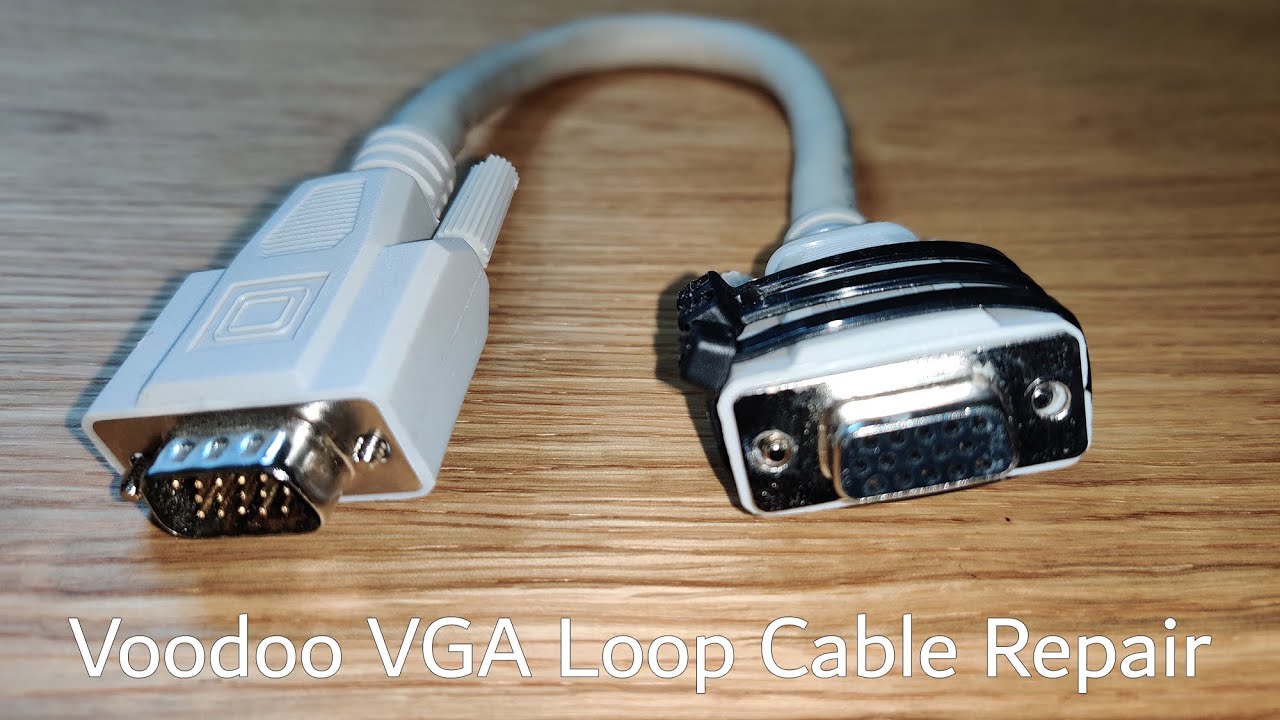 Voodoo VGA Loop Cable Repair - YouTube