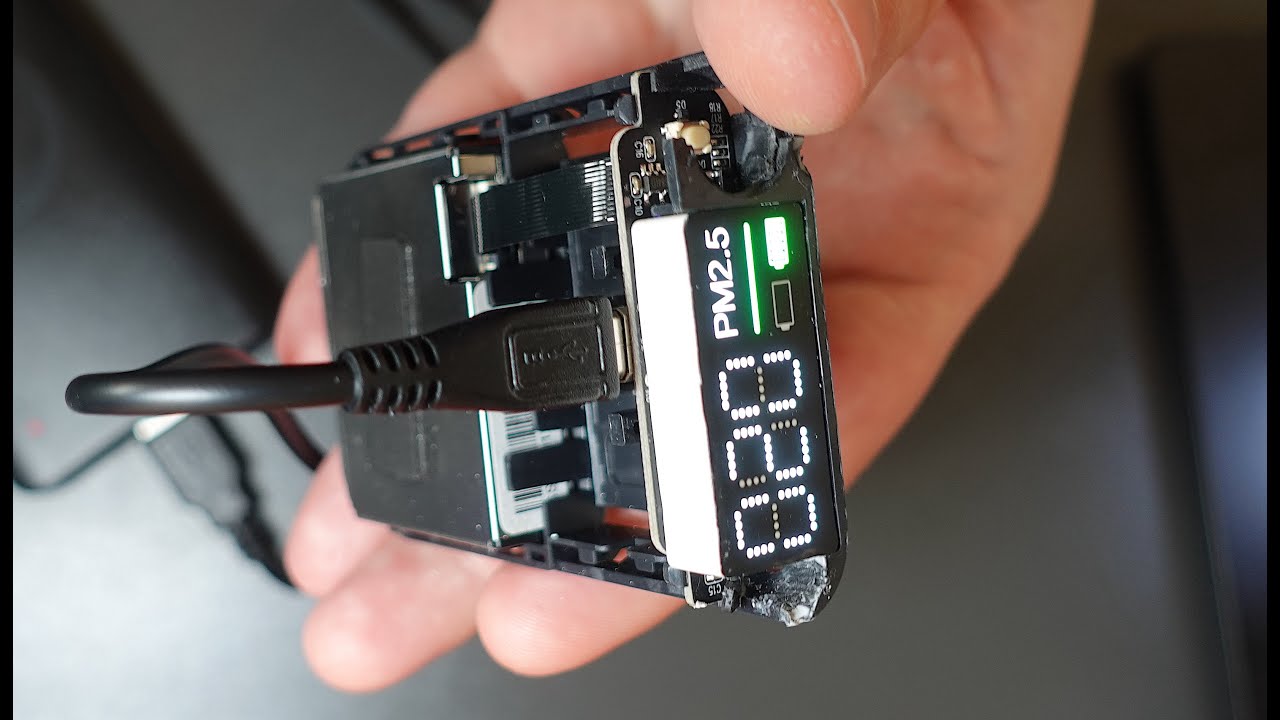 pm2.5 sensor teardown - YouTube