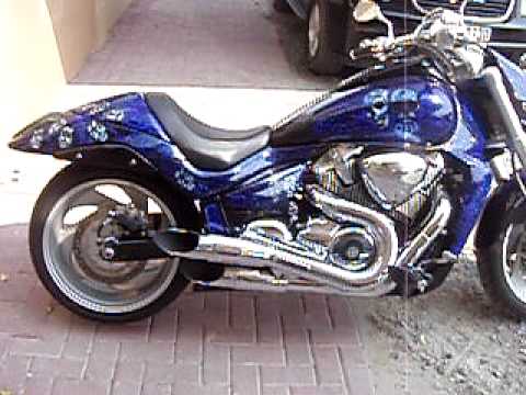 Suzuki M109R - Mageddon Custom paint - YouTube