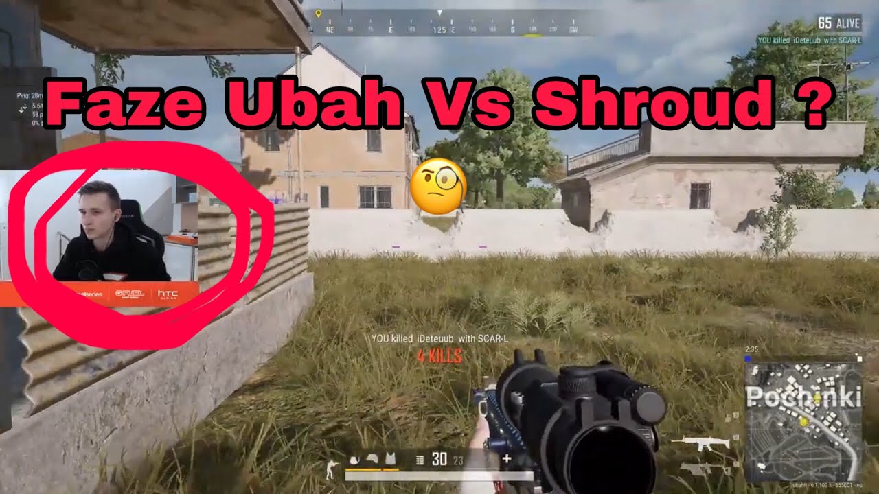 Faze Ubah - PUBG Solo - 16 Kills - Erangel - SCARL+SKS, Top Game MVP - YouTube