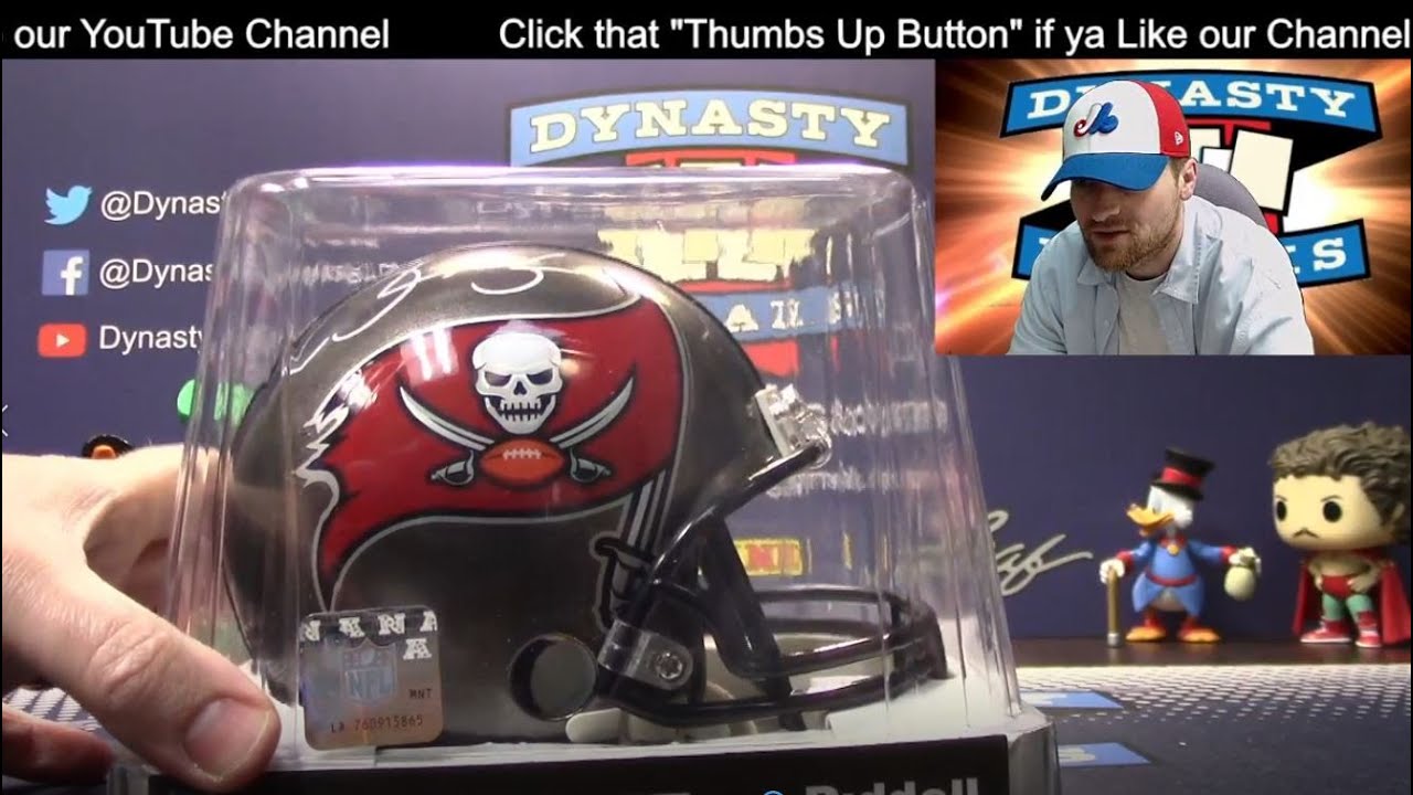 QUAD CASE BREAK 2021 Break King and Tristar Mini Helmets Football Card ...