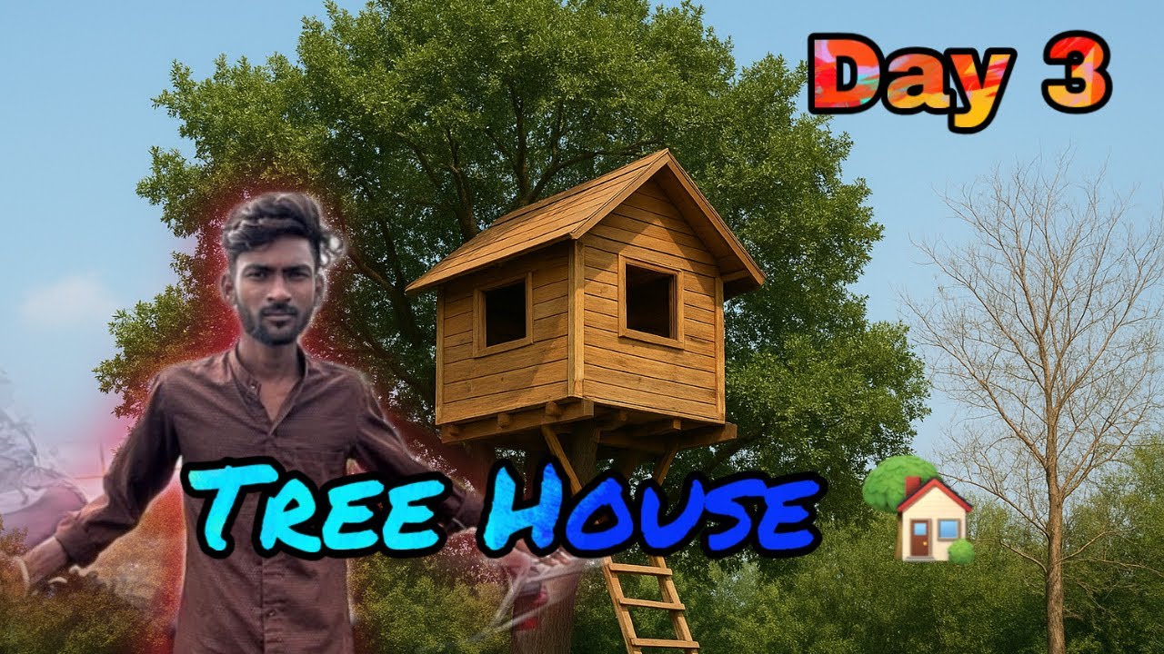 Real Life Tree House Day 3 ! - YouTube